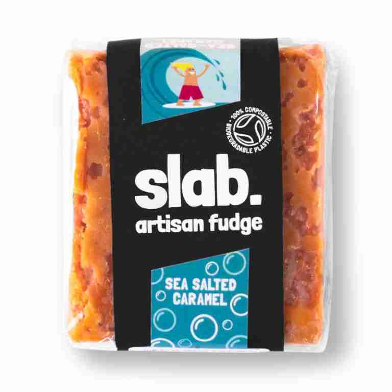 Sea-Salted Caramel Slab - 150g | Slab Artisan Fudge - Buy Online