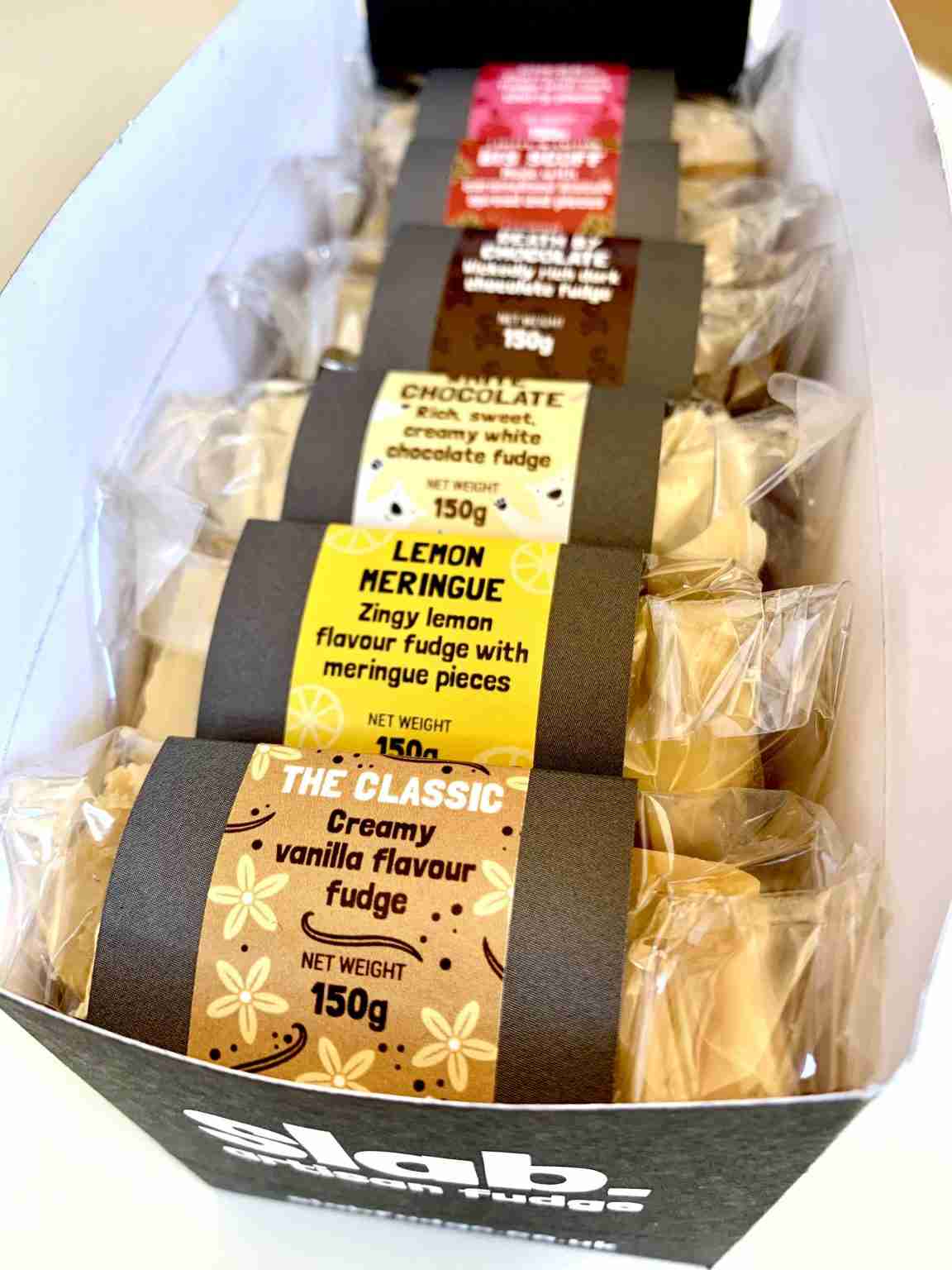 6 Fudge Slab Display Box - Dairy: The Perfect Gift