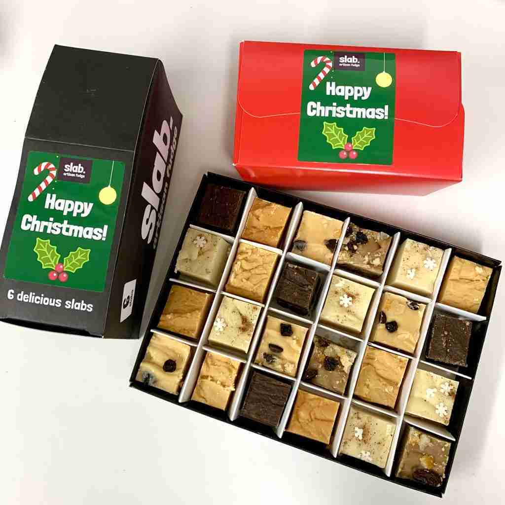 Christmas Taster Fudge Box - Dairy Festive Fudge Gift