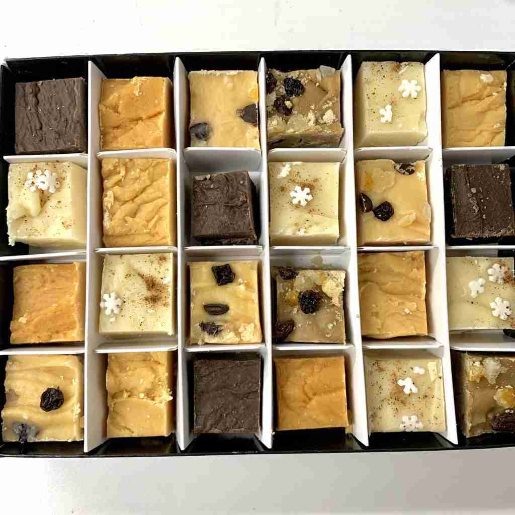 Christmas Taster Fudge Box - Dairy Festive Fudge Gift